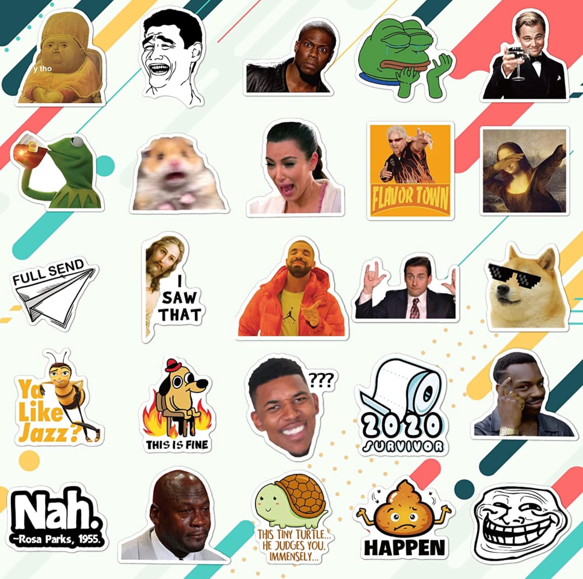 Random Meme Sticker Pack - Etsy