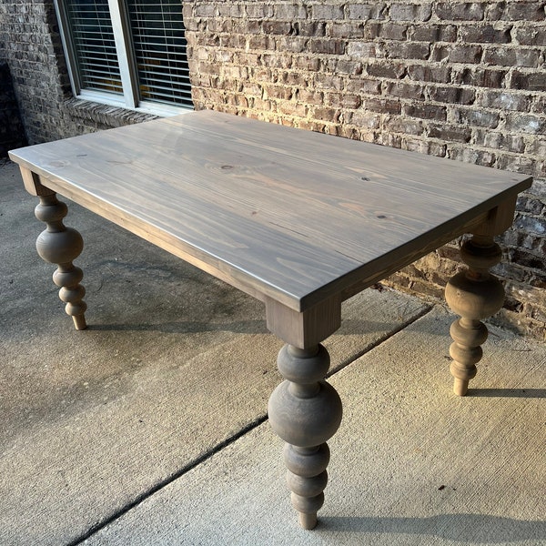 Farmhouse Table and Chairs - Etsy