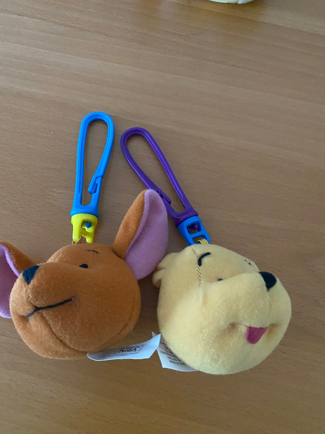 Set of 8 Vintage Winnie the Pooh Happy Meal Keychains From Mcdonalds - Etsy