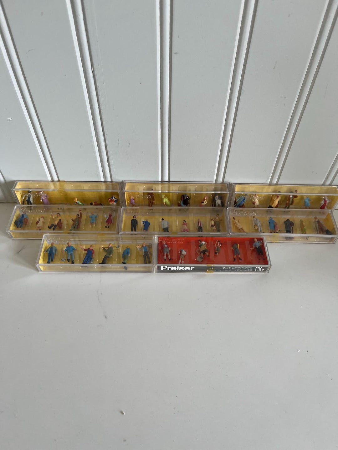 Set of Vintage Preiser Miniature Figurines-8 Boxes-all Unopened - Etsy