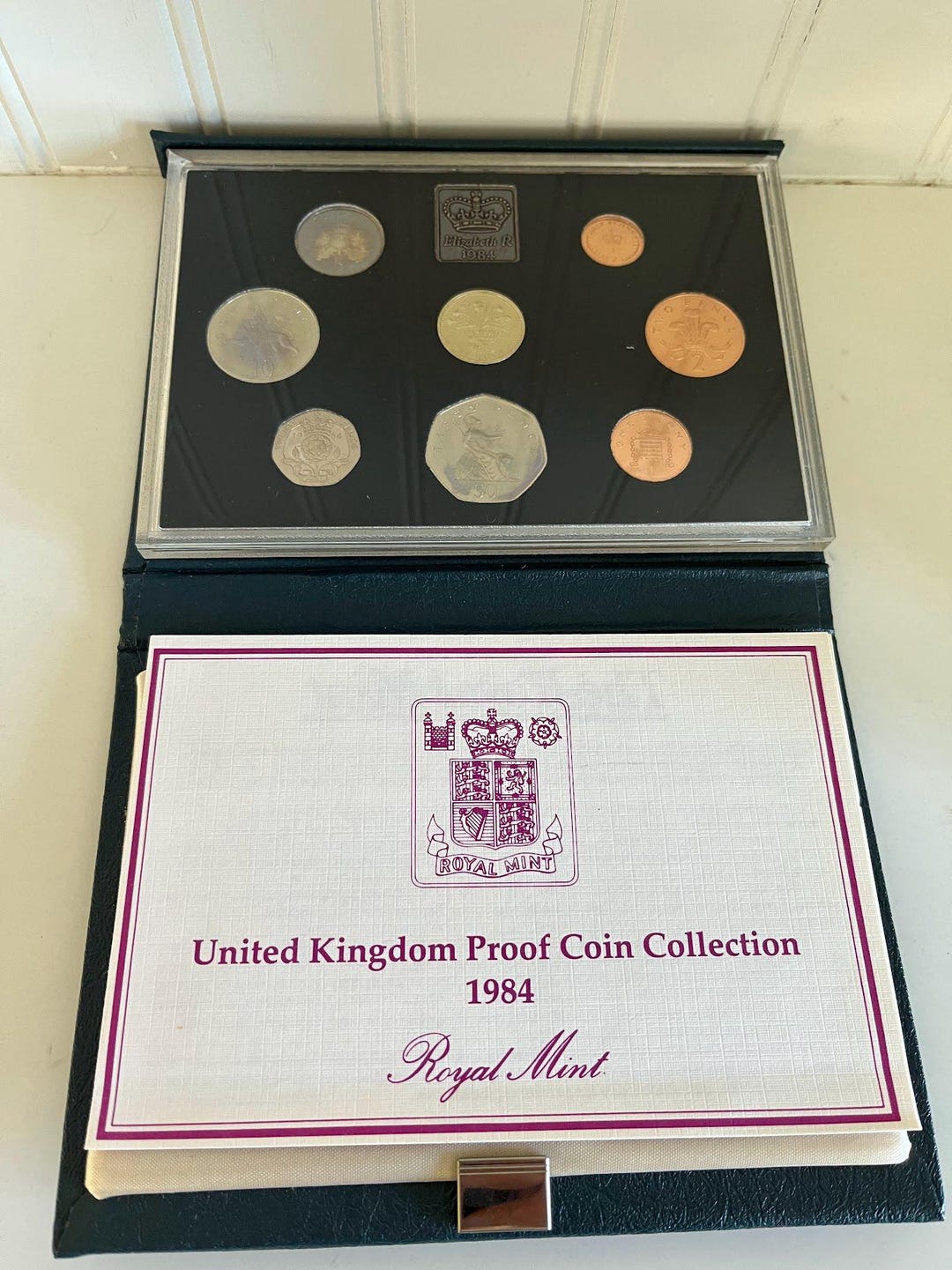 Royal Mint 1984 United Kingdom Proof Set 8 Coin Collection - Etsy