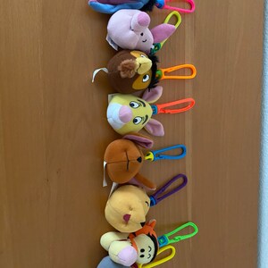 Set of 8 Vintage Winnie the Pooh Happy Meal Keychains From Mcdonalds - Etsy