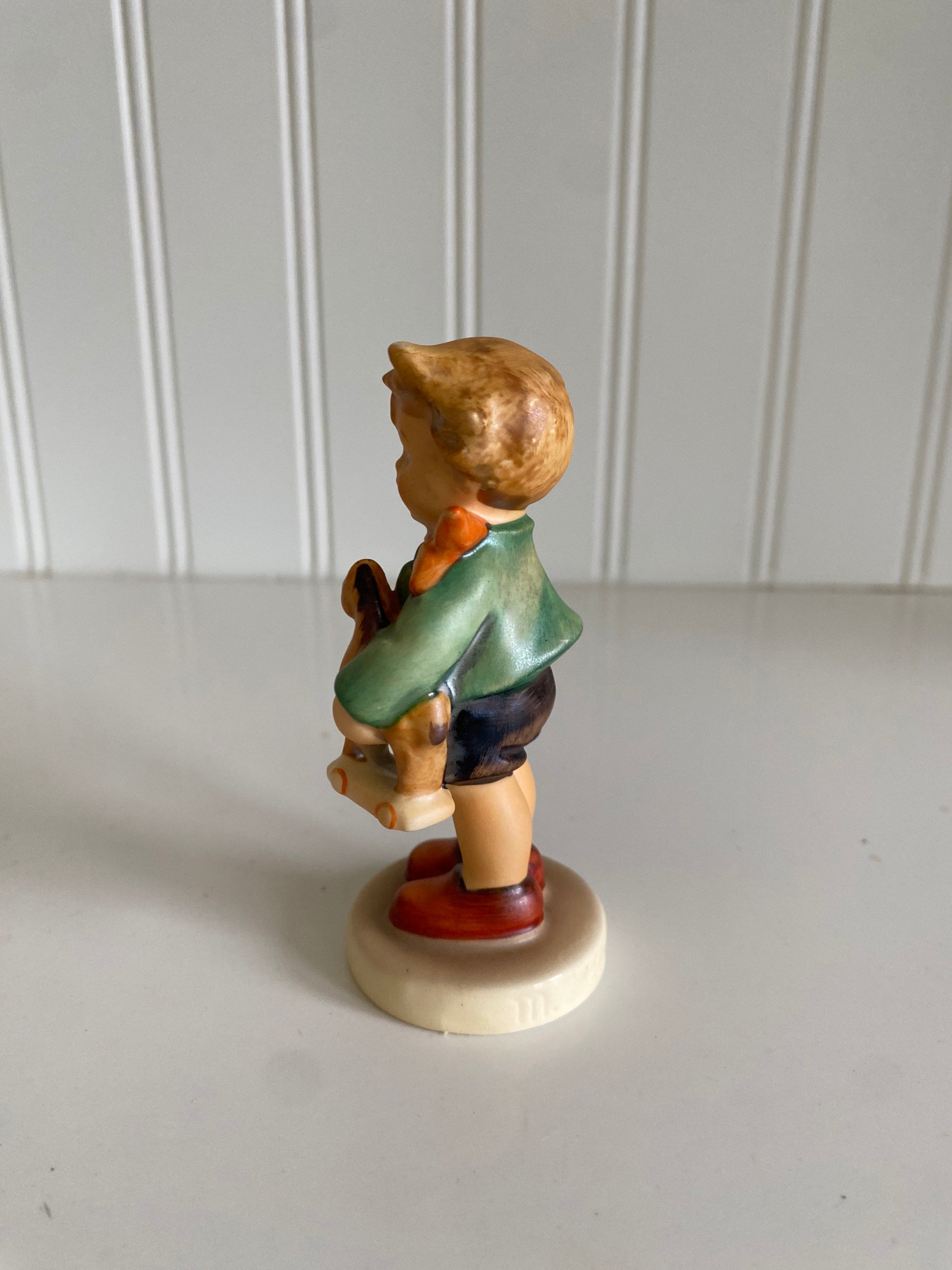 Vintage Hummel-boy With Toy Horse and Horn - Etsy
