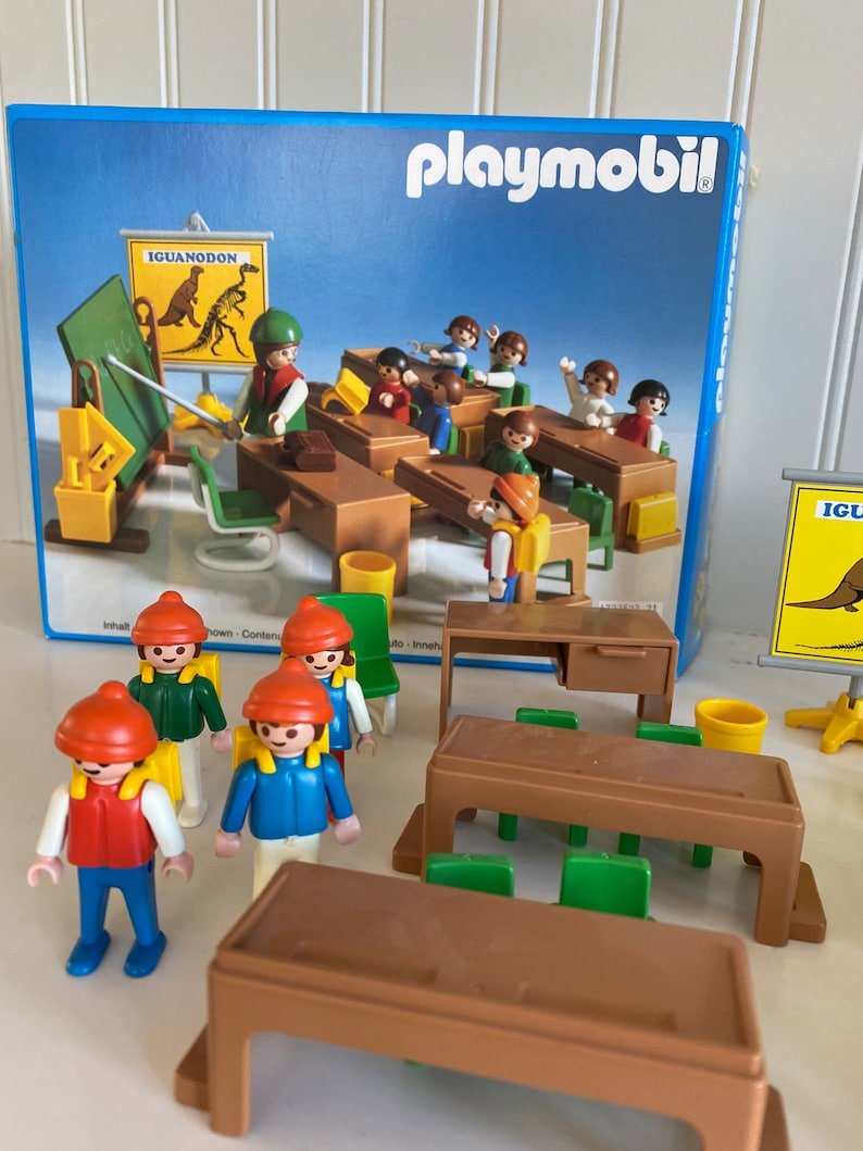 Playmobil 3522-classroom With Teacher and Students - Etsy