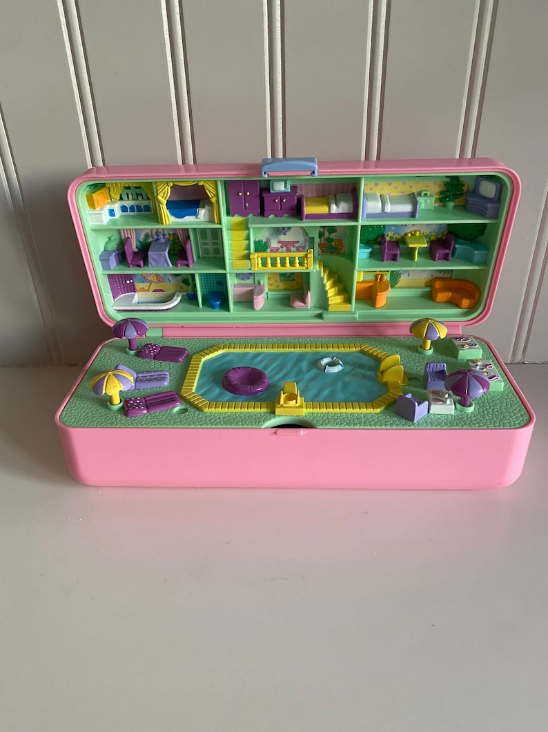 Vintage Polly Pocket Pool Party Playset - Etsy