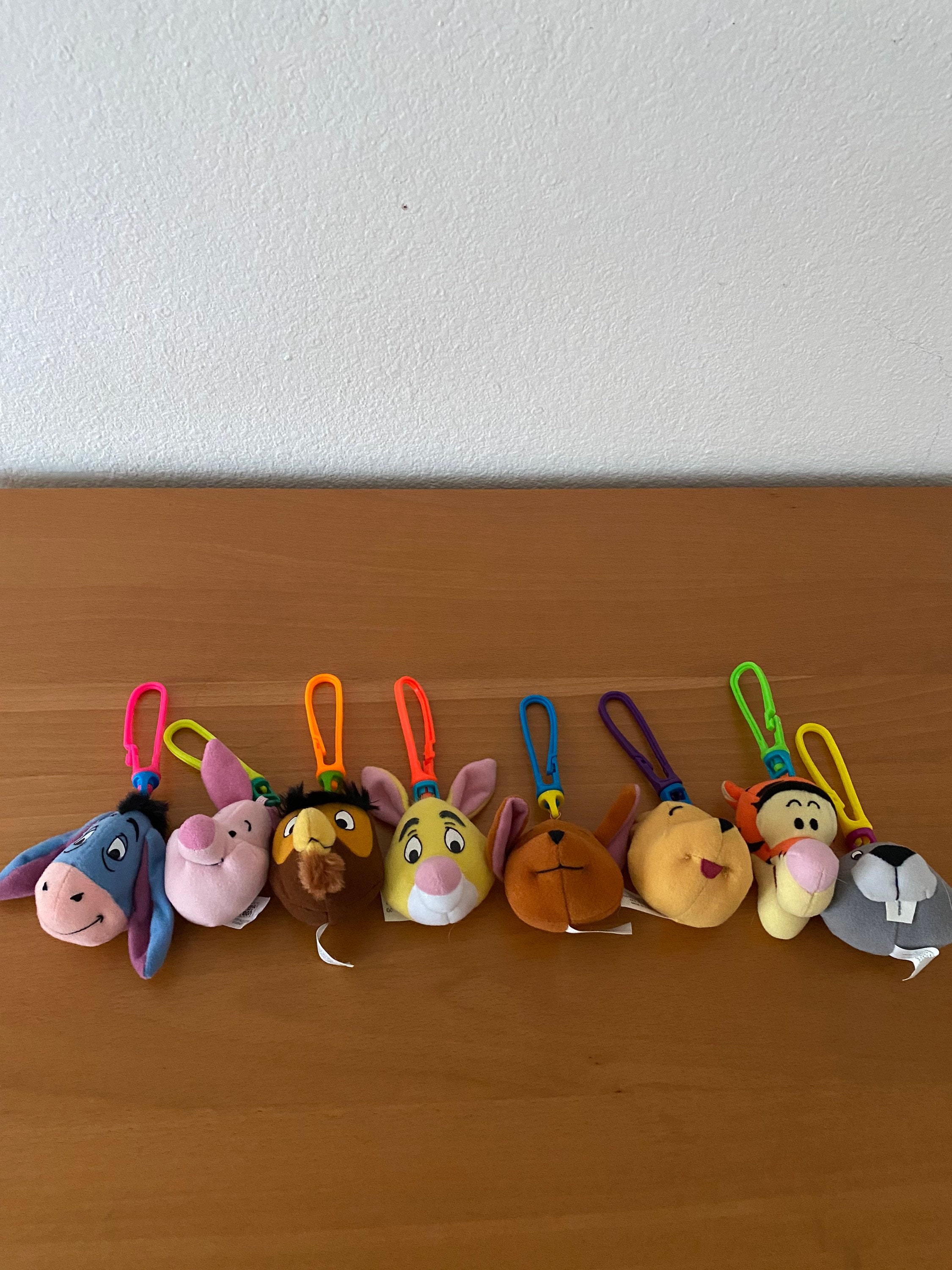 Set of 8 Vintage Winnie the Pooh Happy Meal Keychains From Mcdonalds - Etsy