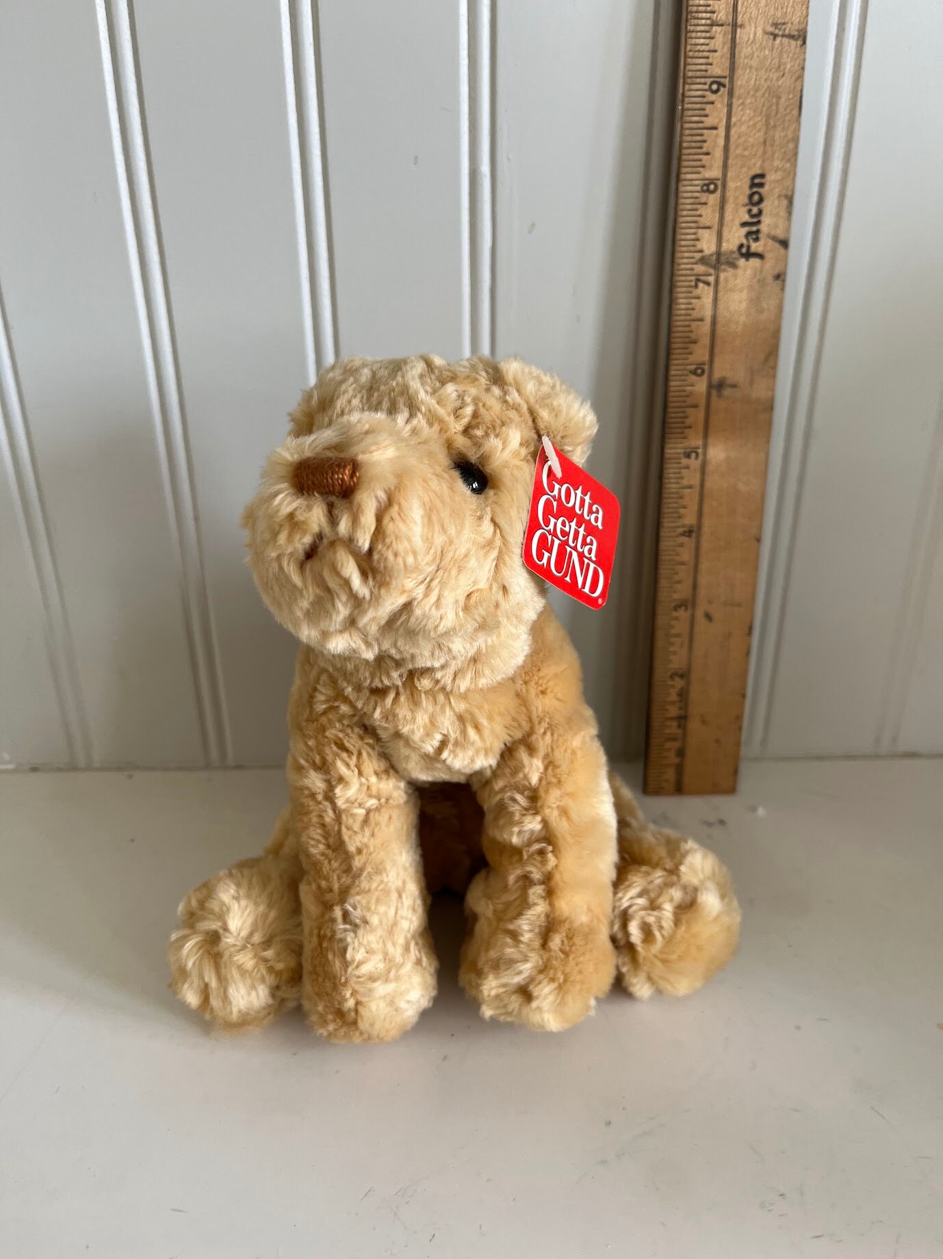 Vintage Gund Stuffed Golden Dog - Etsy