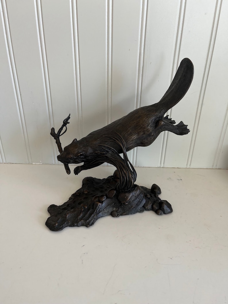 Vintage Franklin Mint-the Canadian Beaver-by Malcolm Mackenzie - Etsy