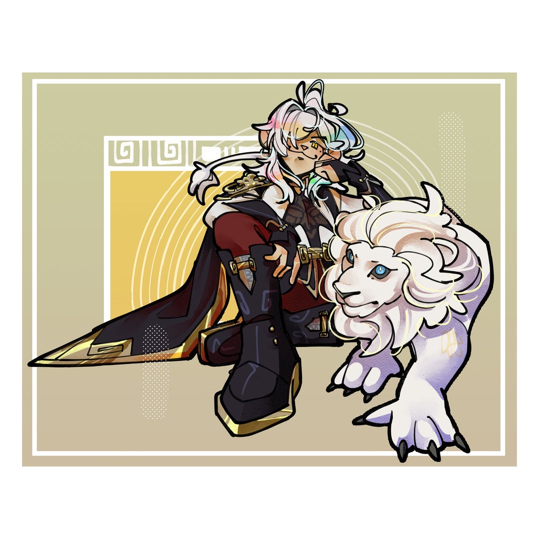 Jing Yuan Poster: Honkai Star Rail Print - Etsy