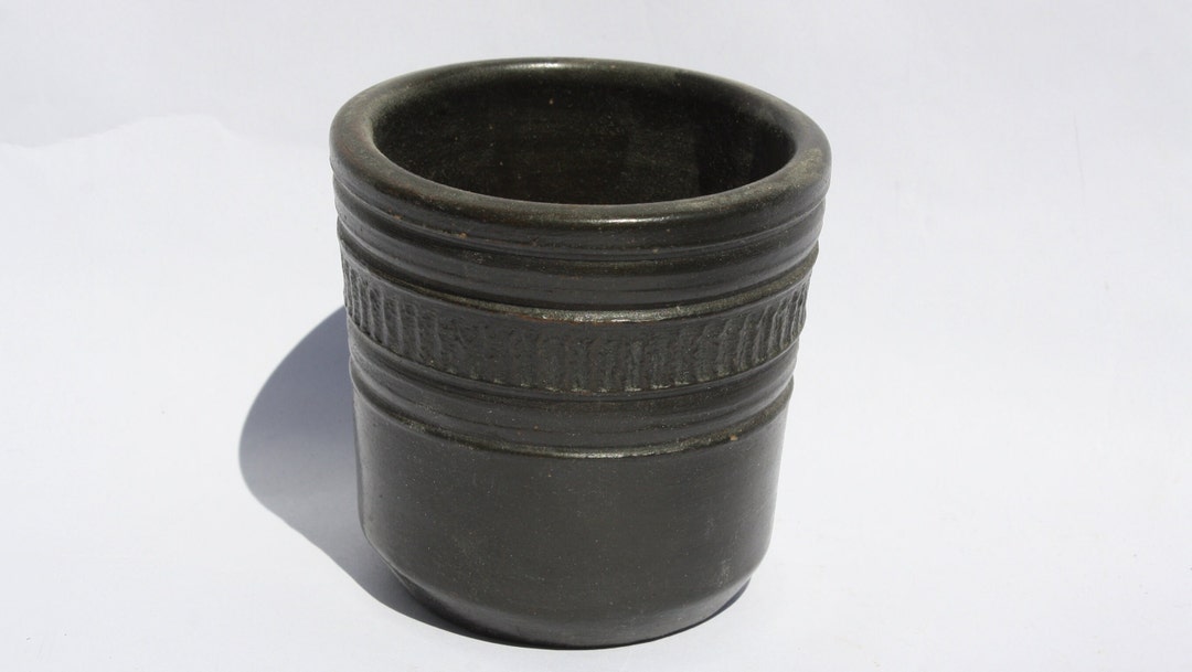Black Ceramic Pot, Little Black Pottery - Etsy