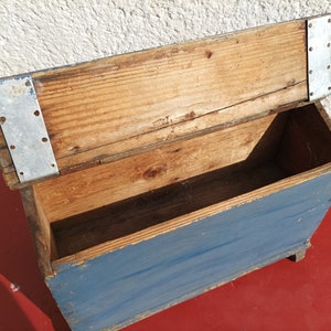 Antique Hungarian Wooden Folk Shoe Chest, Wooden Rural Countrystyle ...