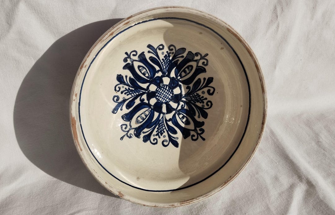 Traditional Transylvania Fruit Bowl, Ceramic Korond Plate Bowl - Etsy