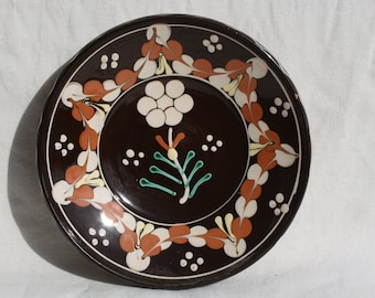 Vintage Hungarian Art Ceramic Peasant Flower Designed Folk - Etsy