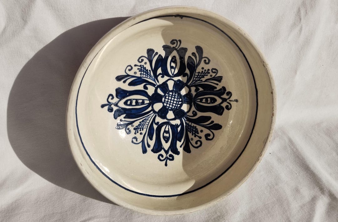 Traditional Transylvania Fruit Bowl, Ceramic Korond Plate Bowl - Etsy