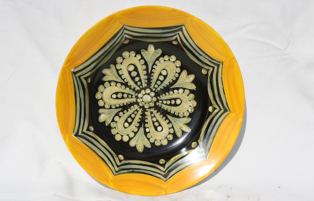 Traditional Hungarian Ceramic Plate, Hungarian Pottery, Folk Plate ...