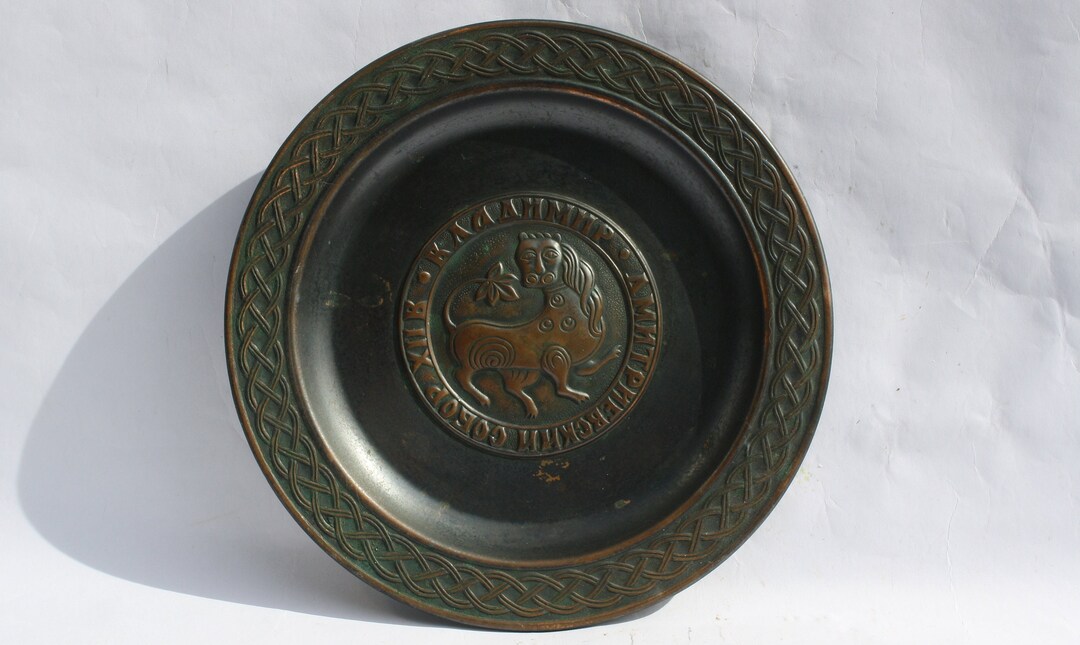 Vintage Bronze Plate: Decorative Letter Holder - Etsy