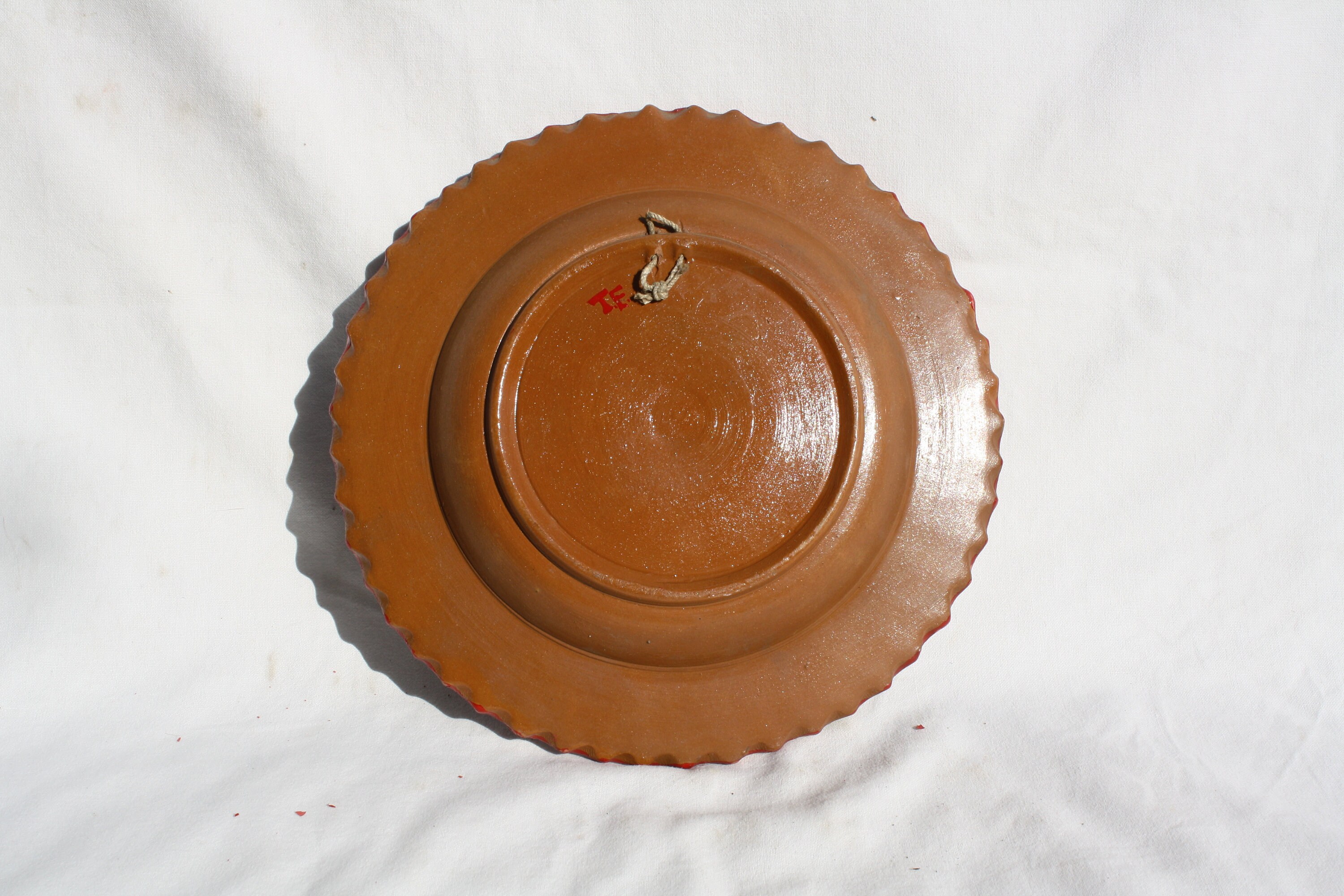 Antique Traditional Clay Plate Redware Folk Transiylvania - Etsy