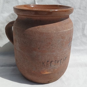 Unglazed Folk Traditional Jam Jar, Folk Jam Bottle, Unglazed ...