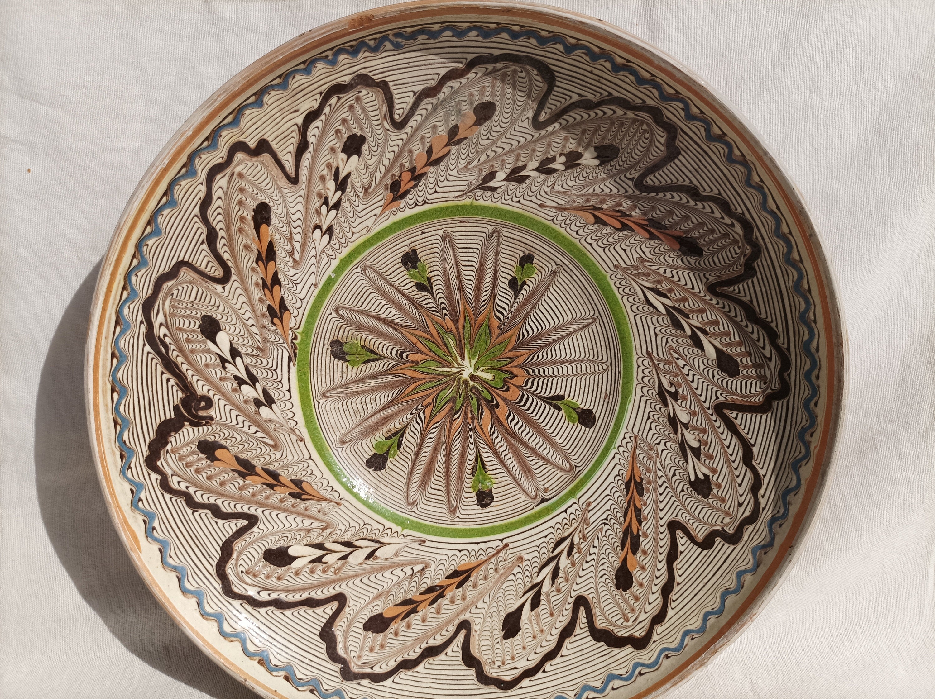 Traditional Transylvania Horezu Plate, Country Style Romania Plate - Etsy