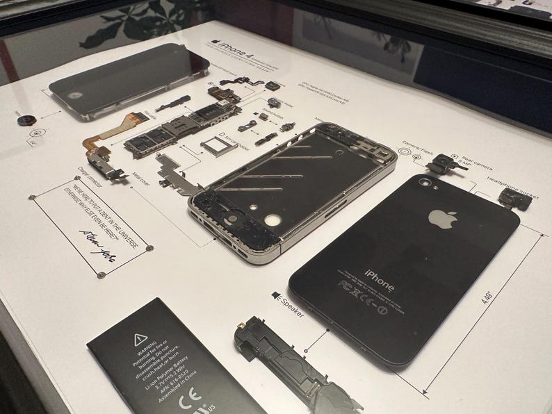 IPhone 4s Disassembled Template – Teardown Poster A3 | Digital Download ...