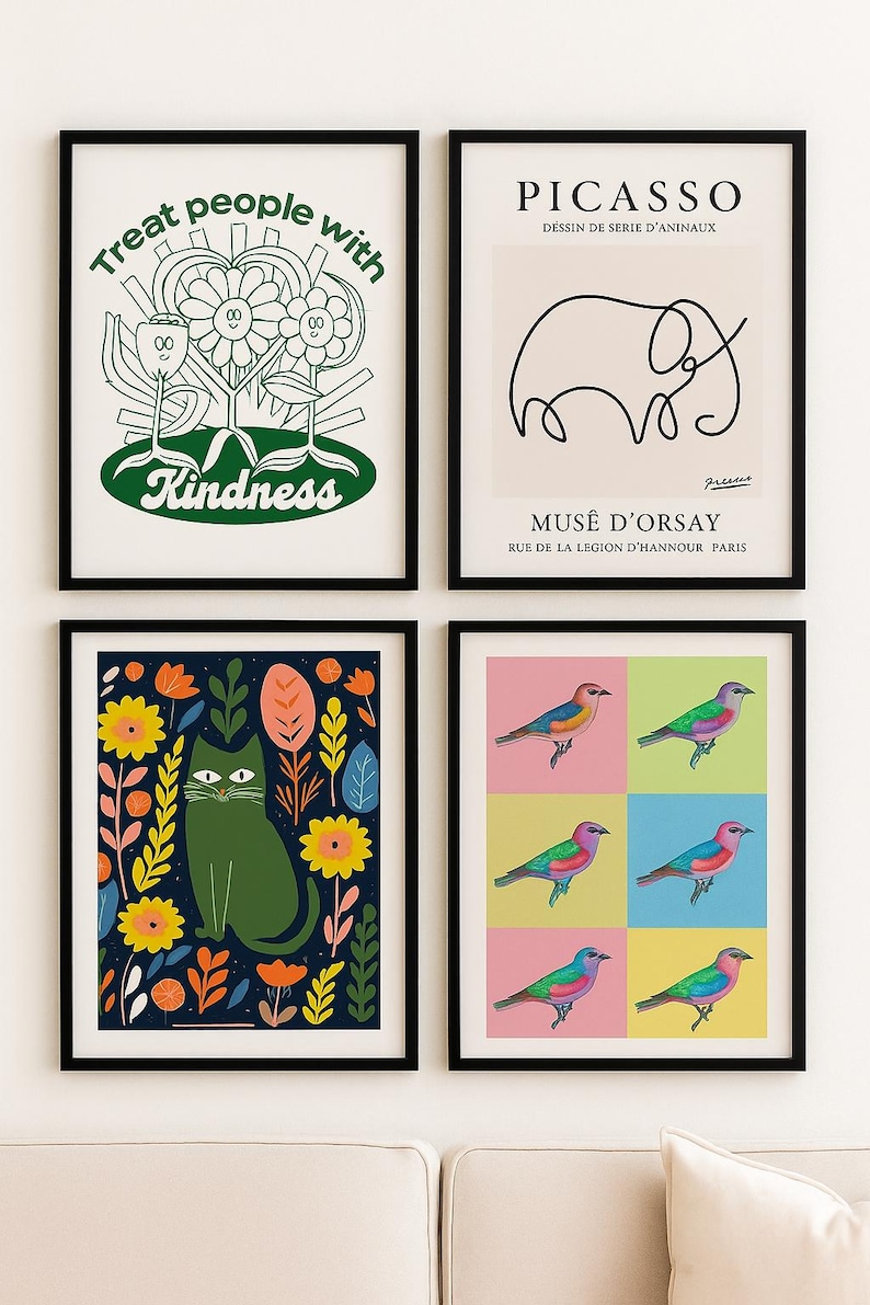 60,000 Digital Wall Art Bundle | Vintage, Abstract & Modern Printable ...