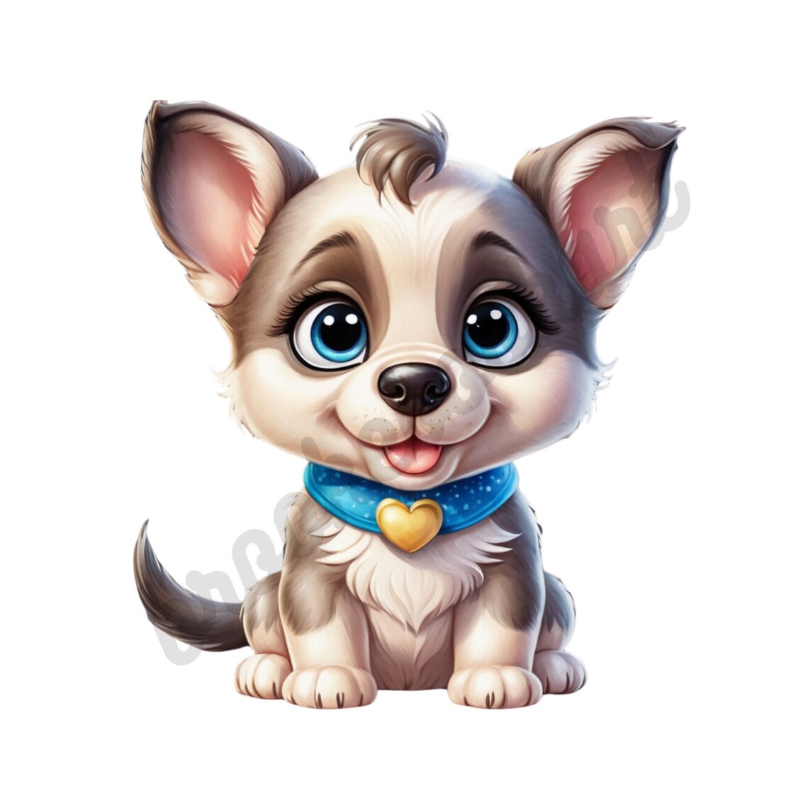 Watercolor Puppy Clipart | Painted Puppies Clipart | Puppy ...