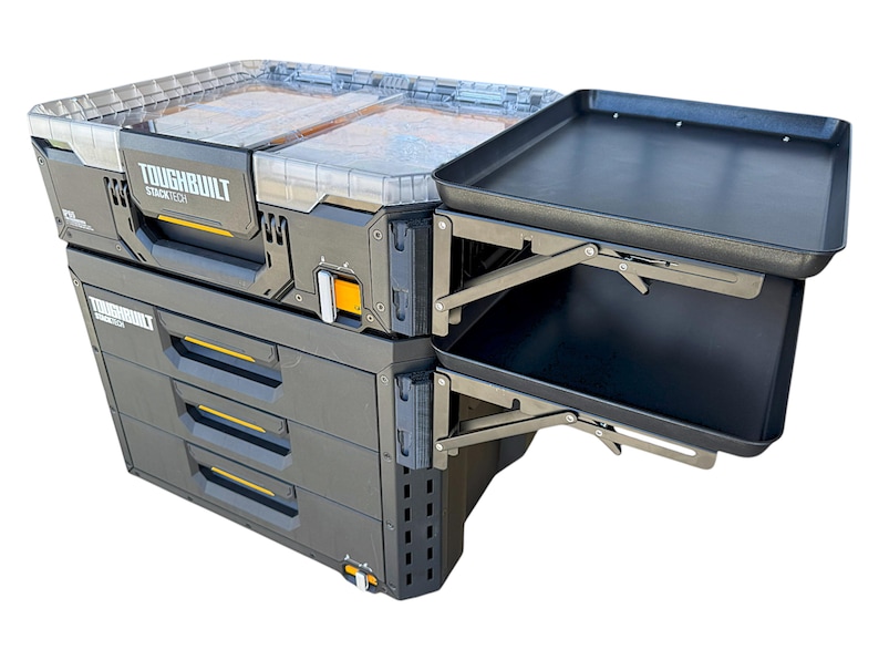 Toughbuilt Stacktech Folding Steel Side Table, Quick Detaching Workbench - Etsy