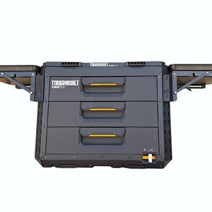 Toughbuilt Stacktech Folding Steel Side Table, Quick Detaching ...