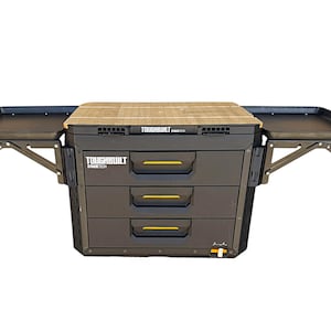 Toughbuilt Stacktech Folding Steel Side Table, Quick Detaching ...