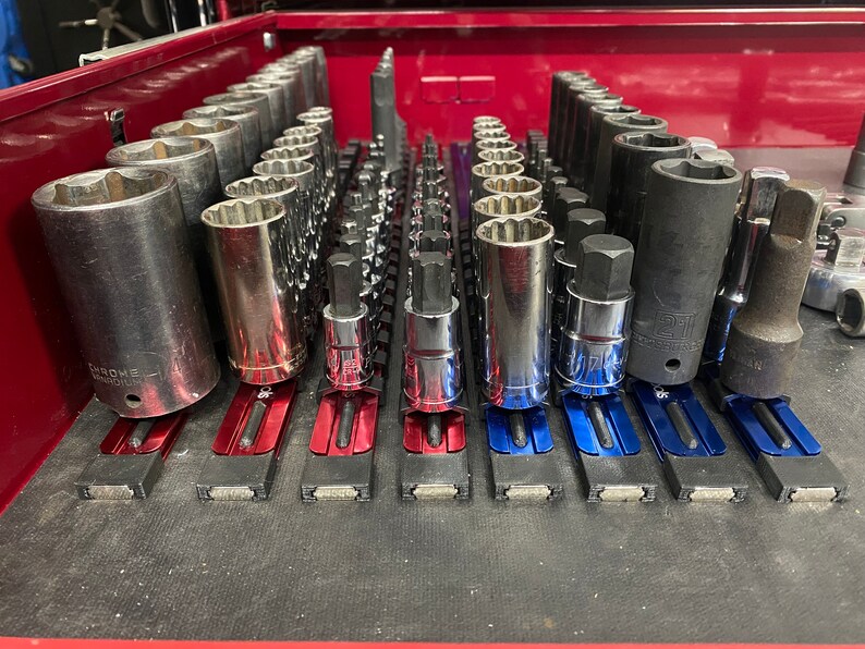 Olsa Tools Socket Rail Magnetic Holder pair - Etsy