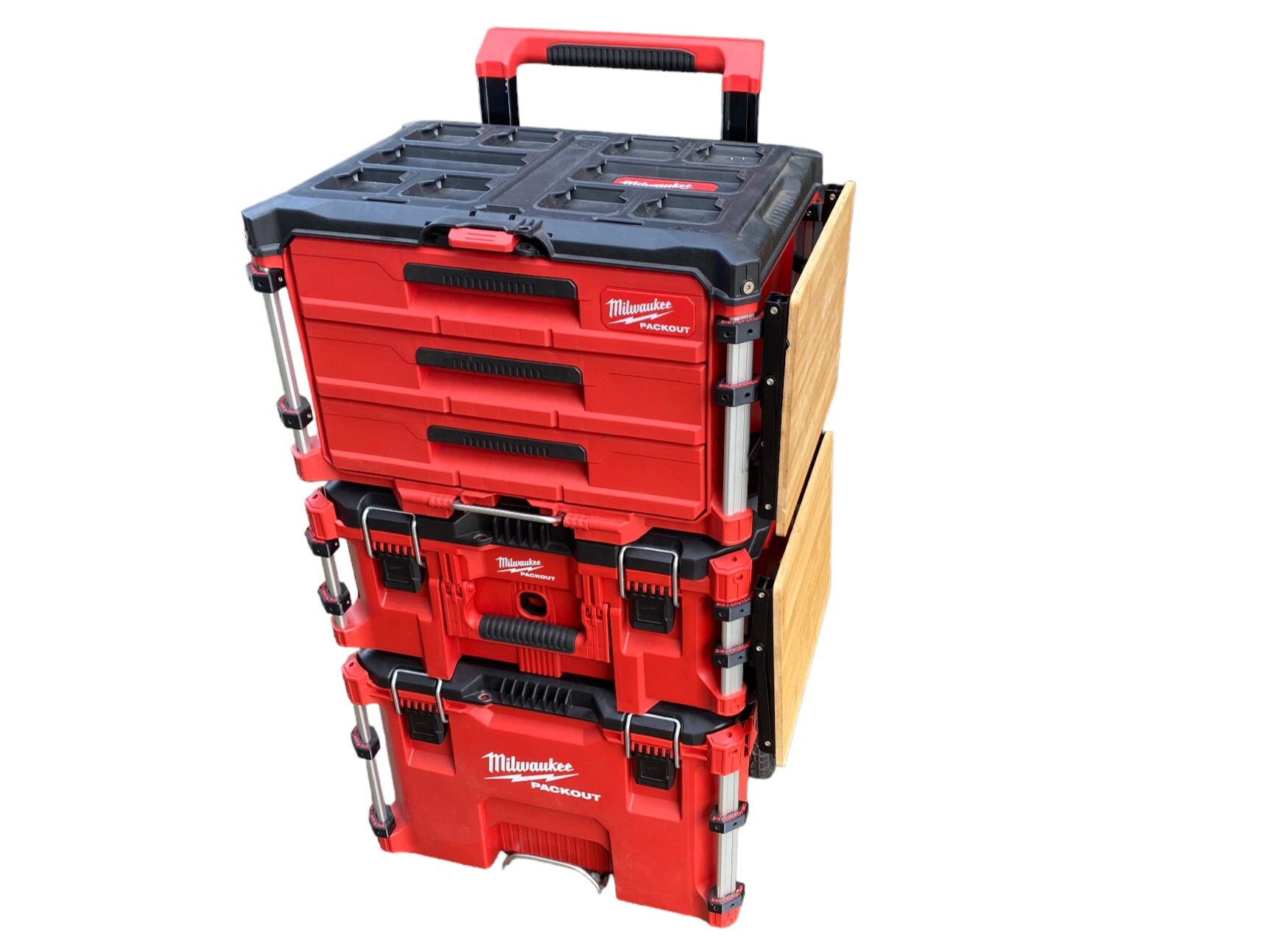 Milwaukee Packout Bamboo Folding Table Table Included Free - Etsy Australia