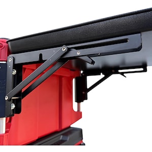 Milwaukee Packout Folding Steel Side Table, Quick Detaching Workbench ...