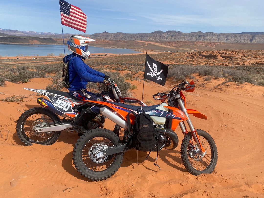 Dirt Bike, ATV, Flag Mount Holder for Backpacks - Etsy