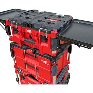 Milwaukee Packout Folding Steel Side Table, Quick Detaching Workbench ...