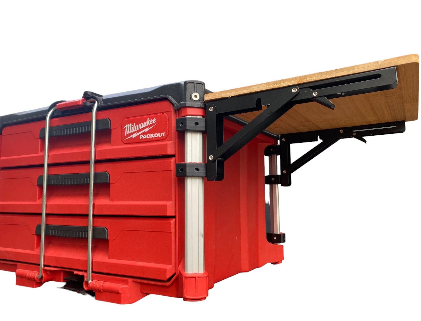 Milwaukee Packout Bamboo Folding Table Table Included Free - Etsy Australia