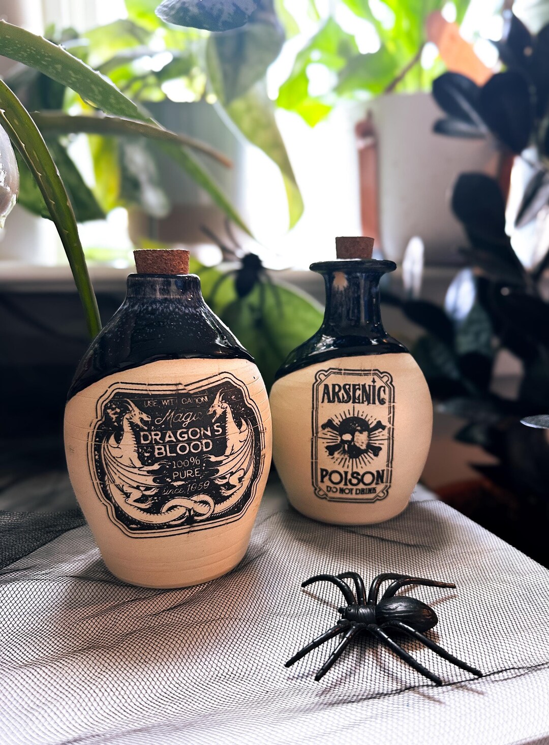 Potion Bottles | Halloween Potion/tonic Jars - Etsy