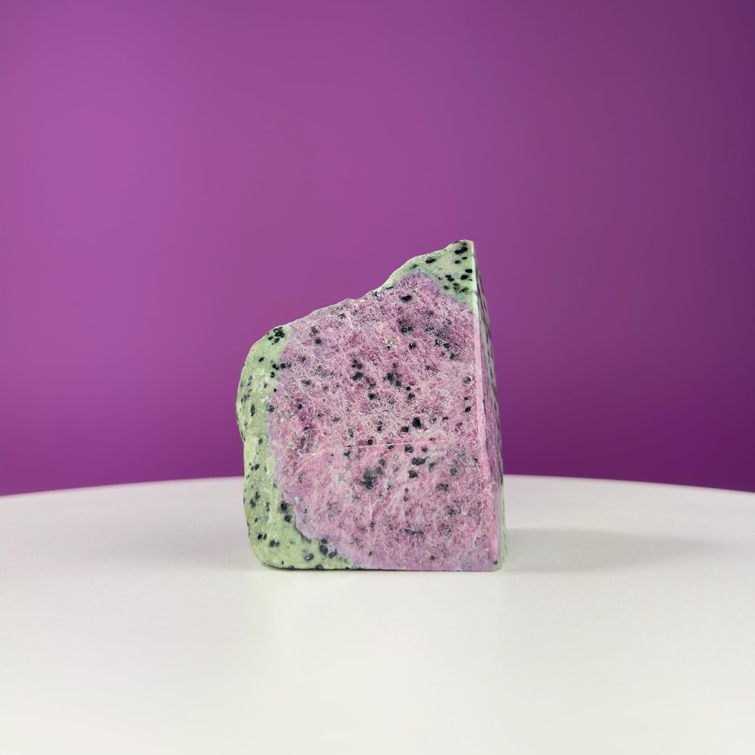 Ruby Zoisite Semi-polished Specimen, UV Reactive, 14.40 Ounces - Etsy