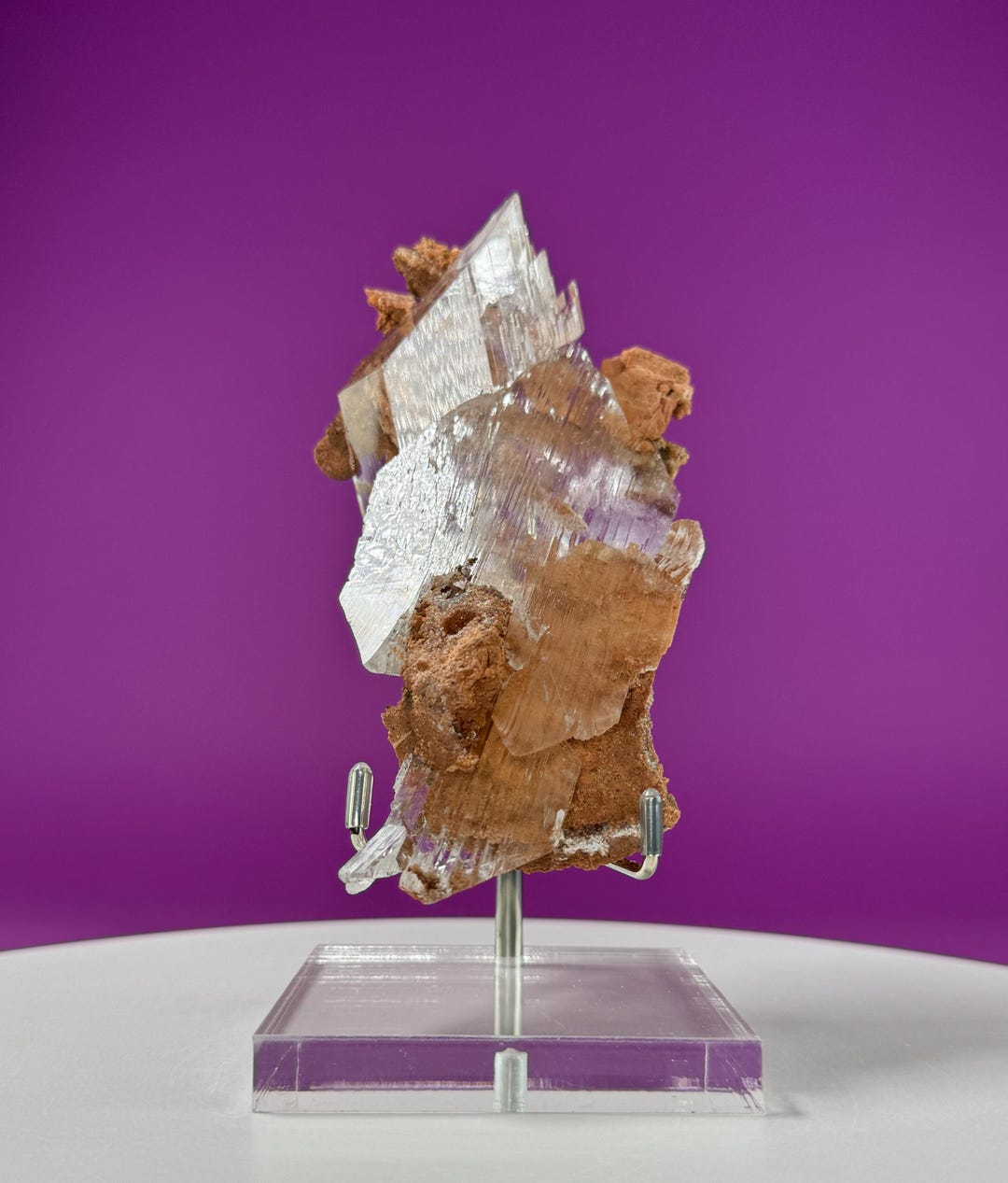 Selenite on Matrix (bermejillo, Durango, Mexico) (includes Silver Metal ...