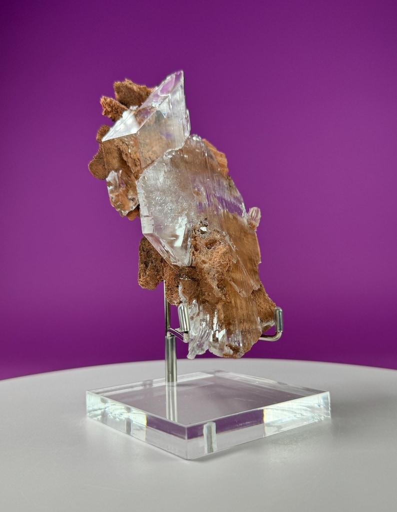 Selenite on Matrix (bermejillo, Durango, Mexico) (includes Silver Metal ...