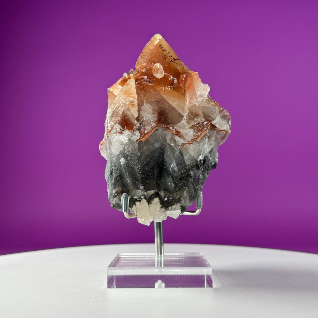 Mariposa Calcite mexico includes Metal/acrylic Stand - Etsy