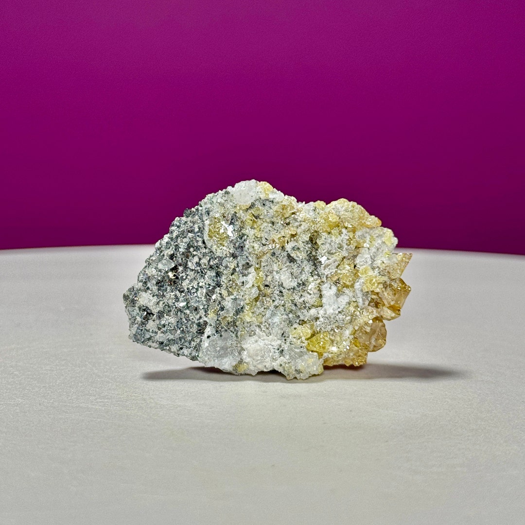 Sphalerite Calcite Specimen (empire State Zinc Mine, New York) - Etsy