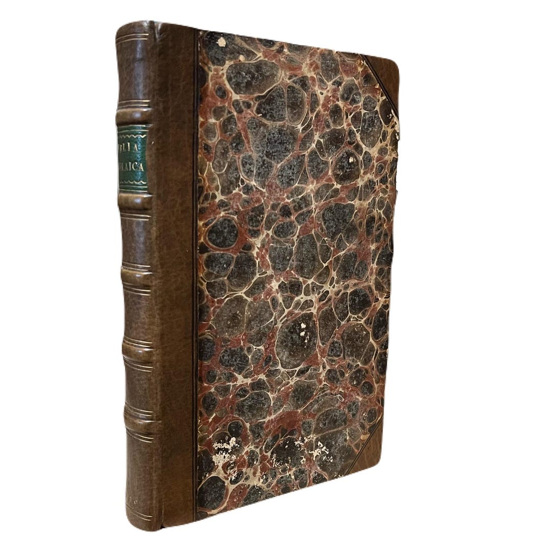 1720 Hebrew Pentateuch With Illustrated Frontispiece, Leather Binding ...