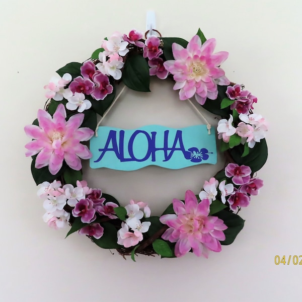 Hawaii Flower Wreath - Etsy