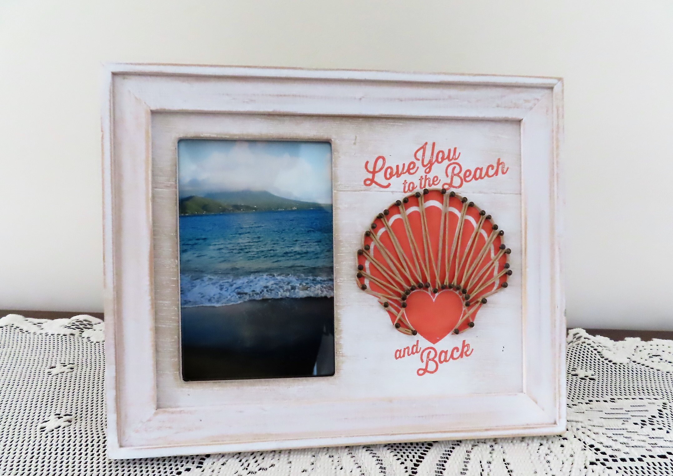 Love You to the Beach and Back Photo Frame, Picture Frame, 4 X 6 ...