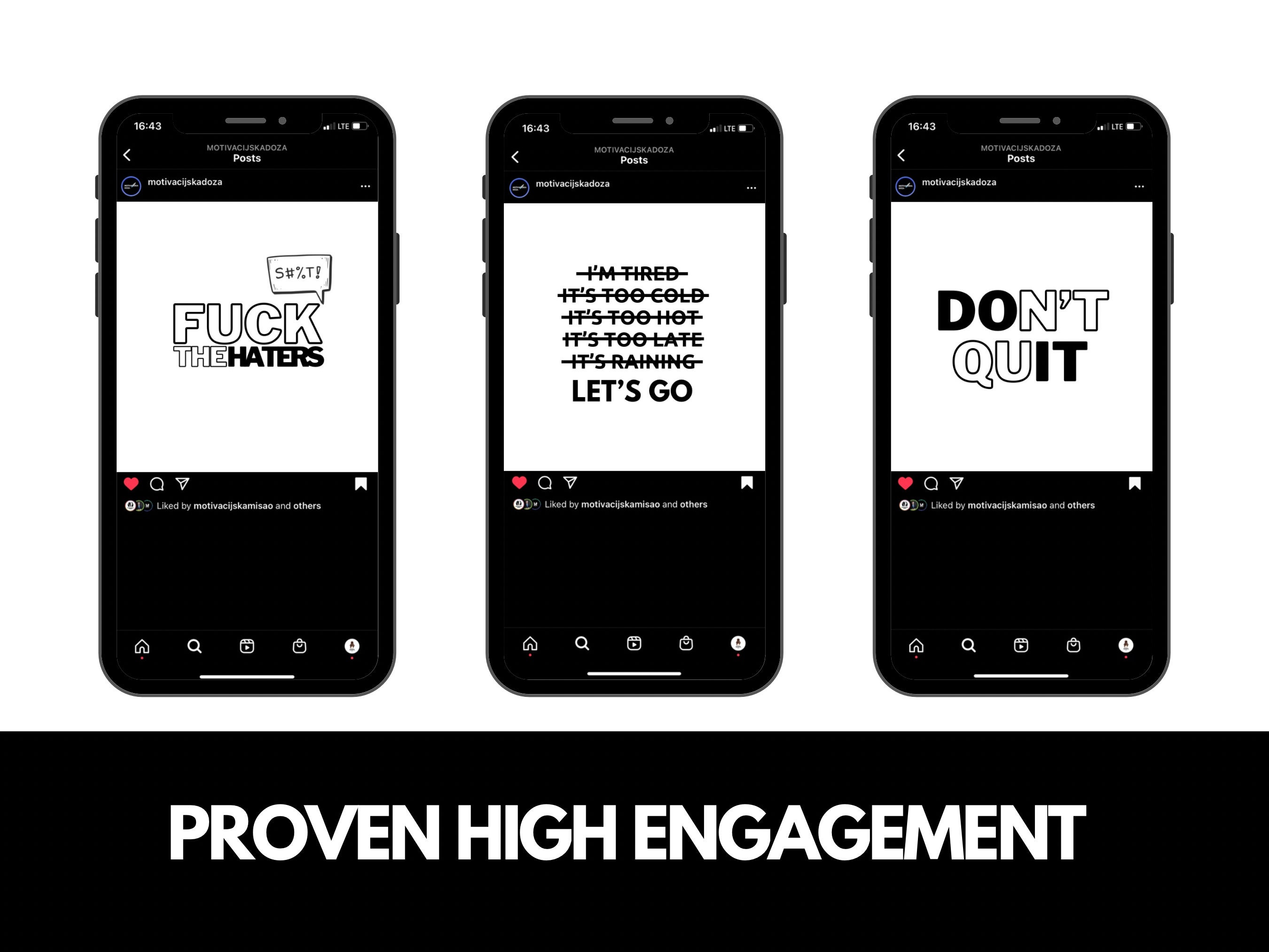 50 Instagram Positive Quote Pack | Editable Canva Quote Templates ...