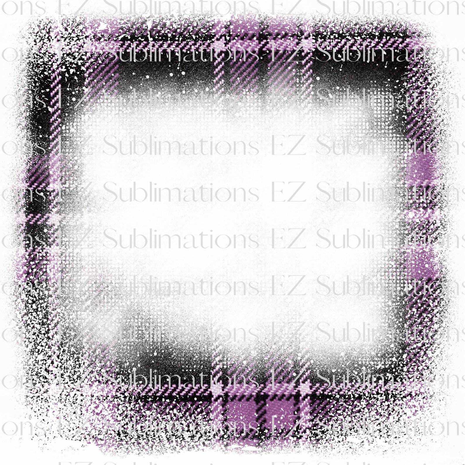 Purple Pink Buffalo Plaid Background With Bleach Affect, Grunge ...