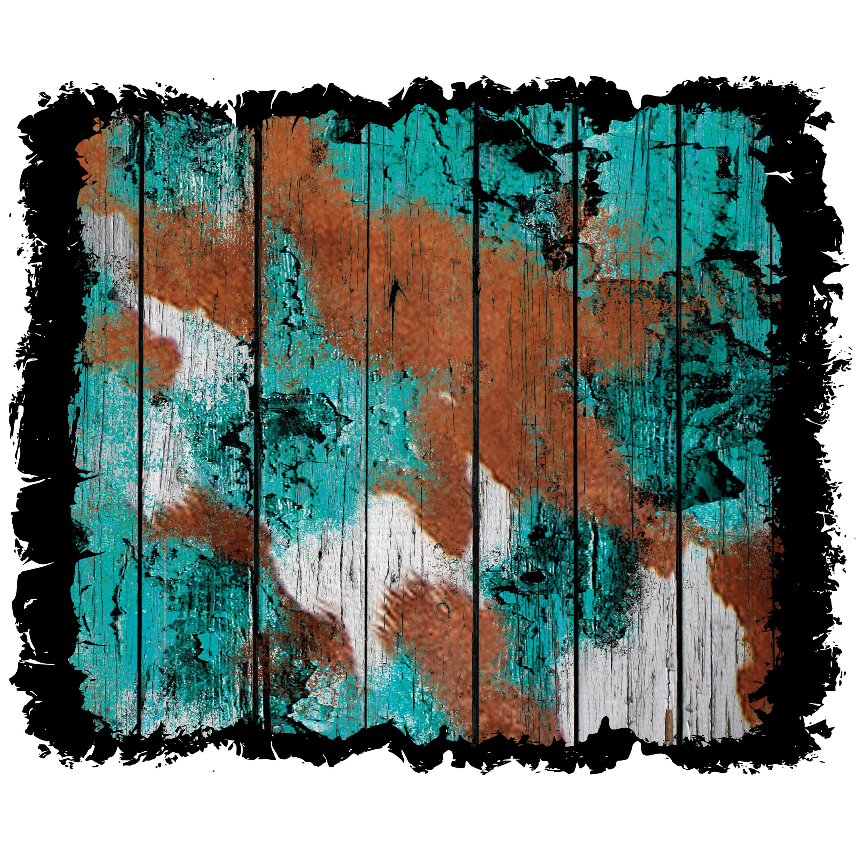 Cowhide Turquoise Fence Background Grunge Distressed PNG - Etsy