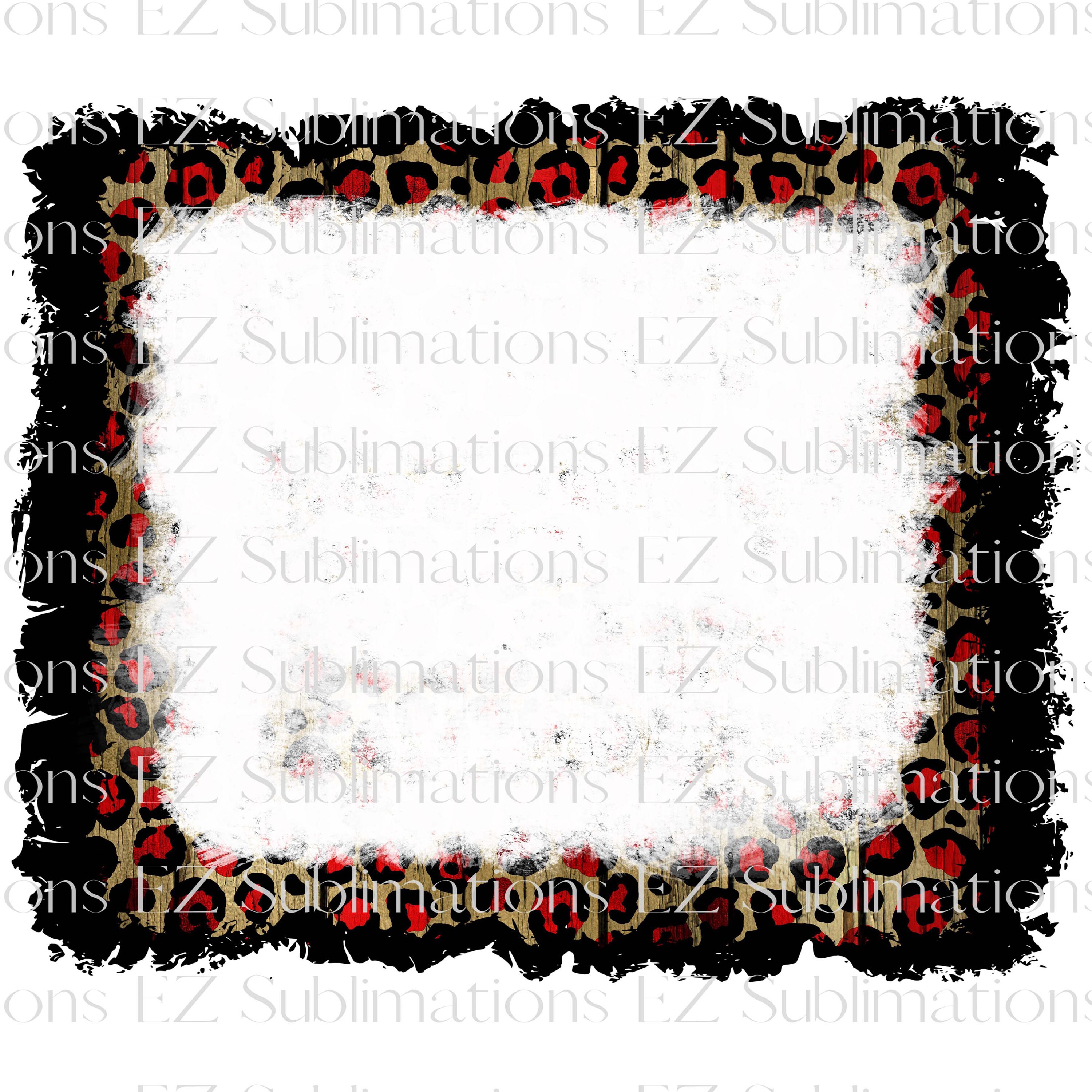 Red Leopard Print Cheetah Background With Bleach Affect PNG, Distressed ...