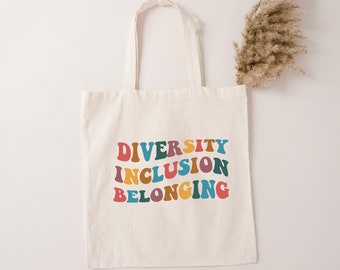Diversity and Inclusion Tote Bag - Etsy