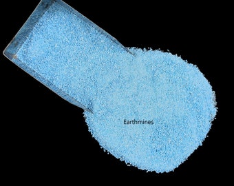Turquoise Crushed Raw Stone Powder, Sky Blue Crushed Powder Great for ...